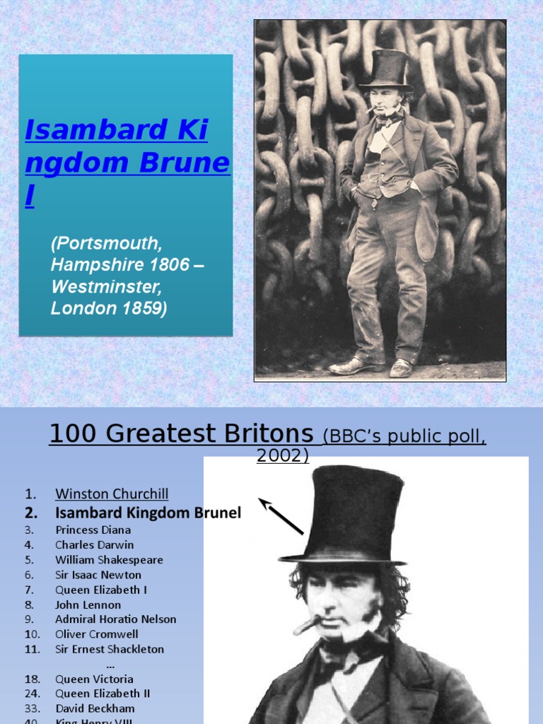 Isambard Kingdom Brunel: Engineering Pioneer | PDF | Railway | Transport