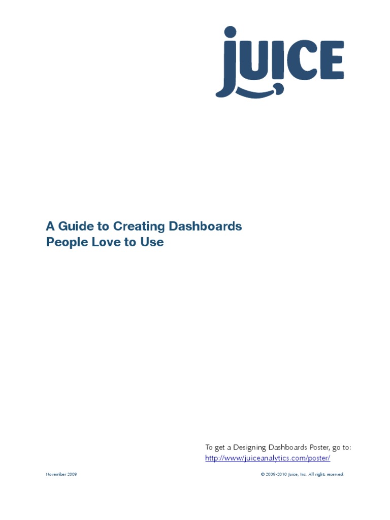 Guide To Dashboard Design | PDF