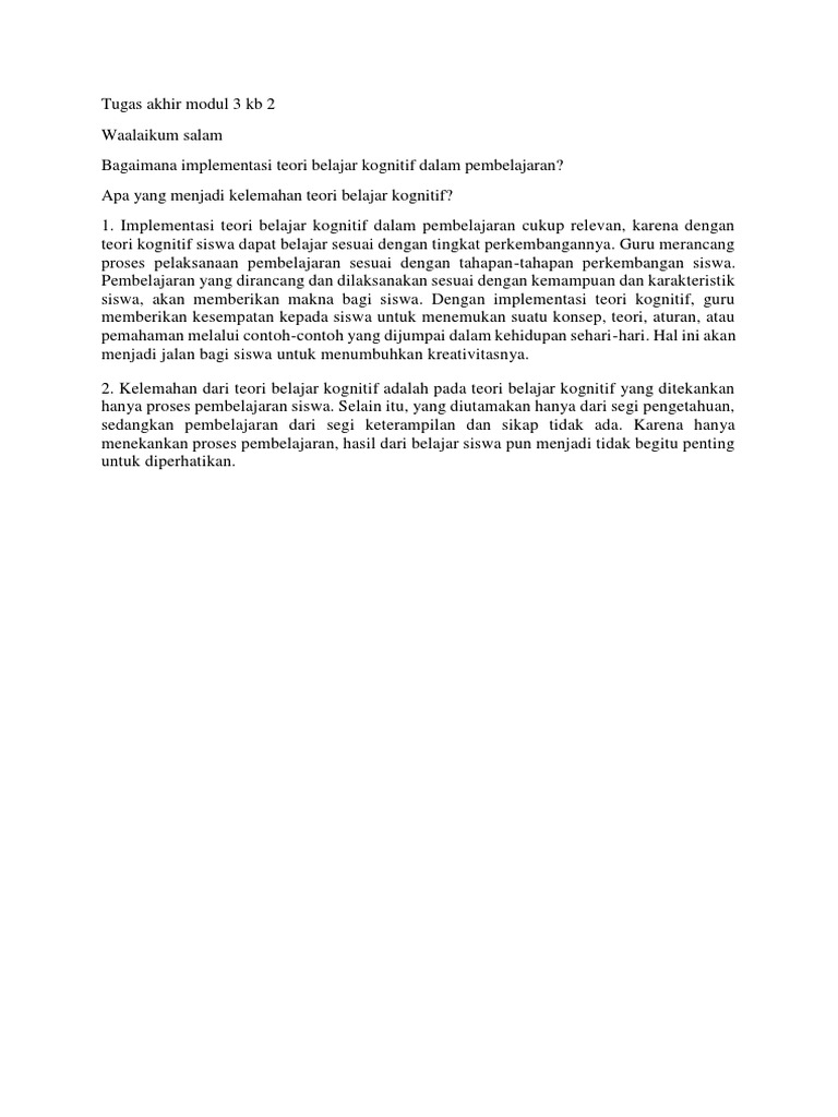 Diskusi Modul 3 KB 2 | PDF