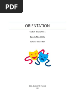 Orientation Lesson Plan | PDF | Educational Assessment | Lesson Plan