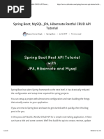 Spring Boot Cheatsheet | PDF | Spring Framework | Information Technology