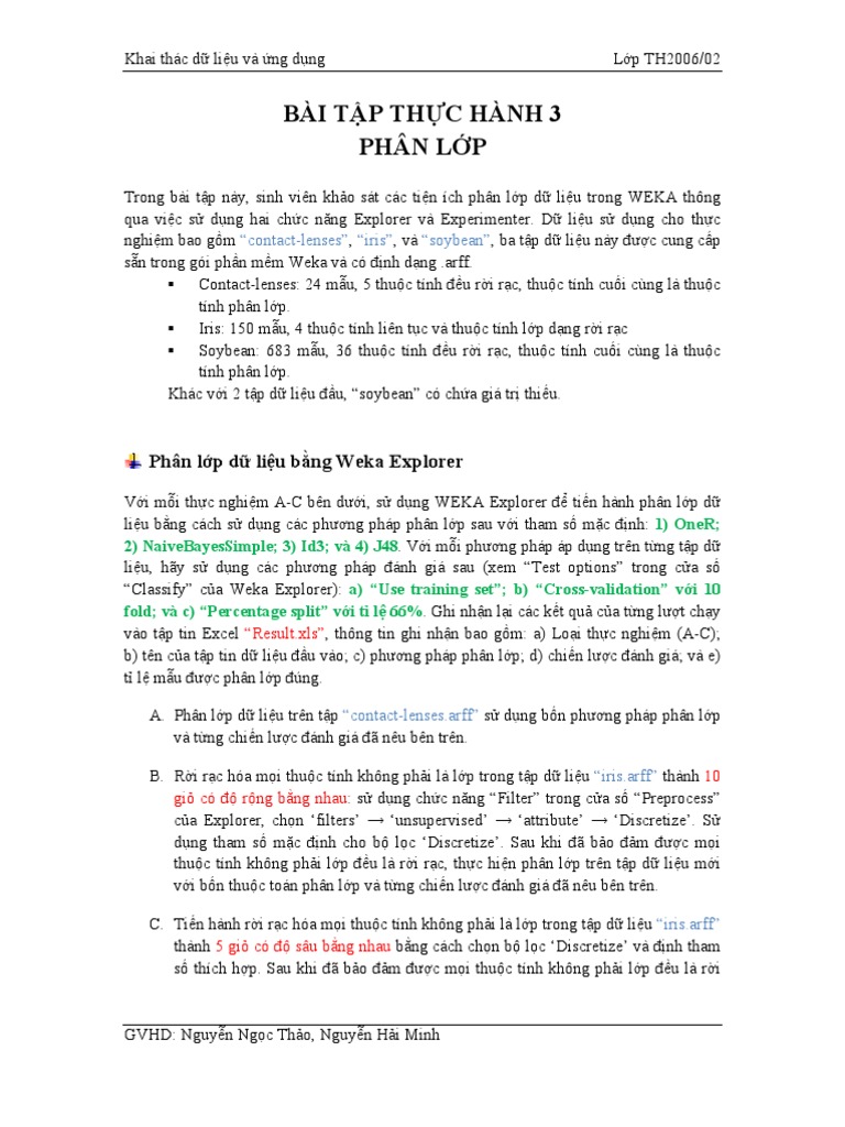 Datamining BTTH3 | PDF