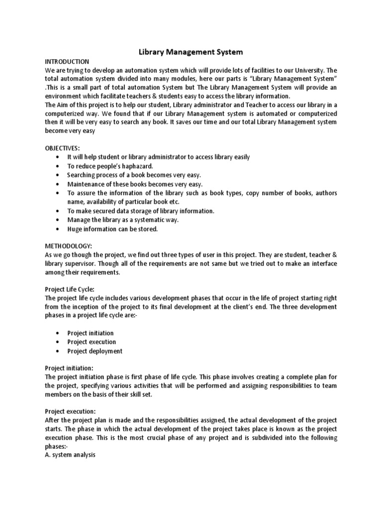 Library Management System-Case Study | PDF | Php | Dynamic Web Page