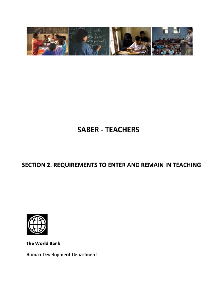 S2 Requirements To Enter and Remain in Teaching | PDF | Higher ...