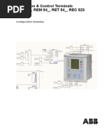REF615 V4.0 ANSI Configuration D REF615 V4.0 ANSI Configuration D | PDF ...