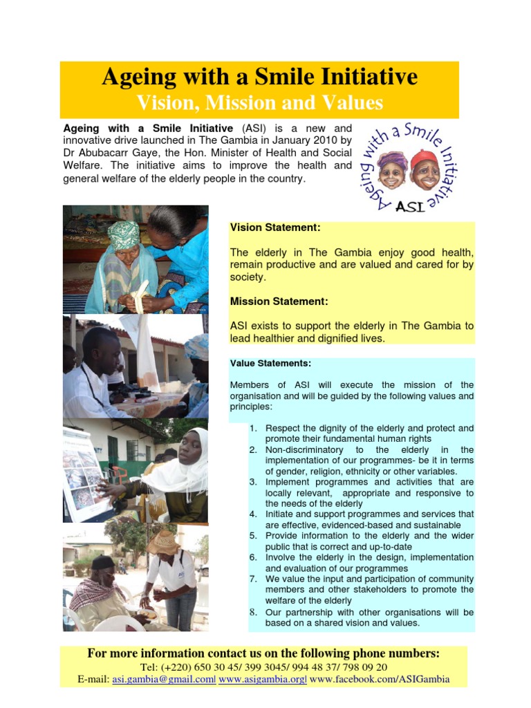 ASI Vision Mission Values | PDF | Public Sphere | Applied Ethics