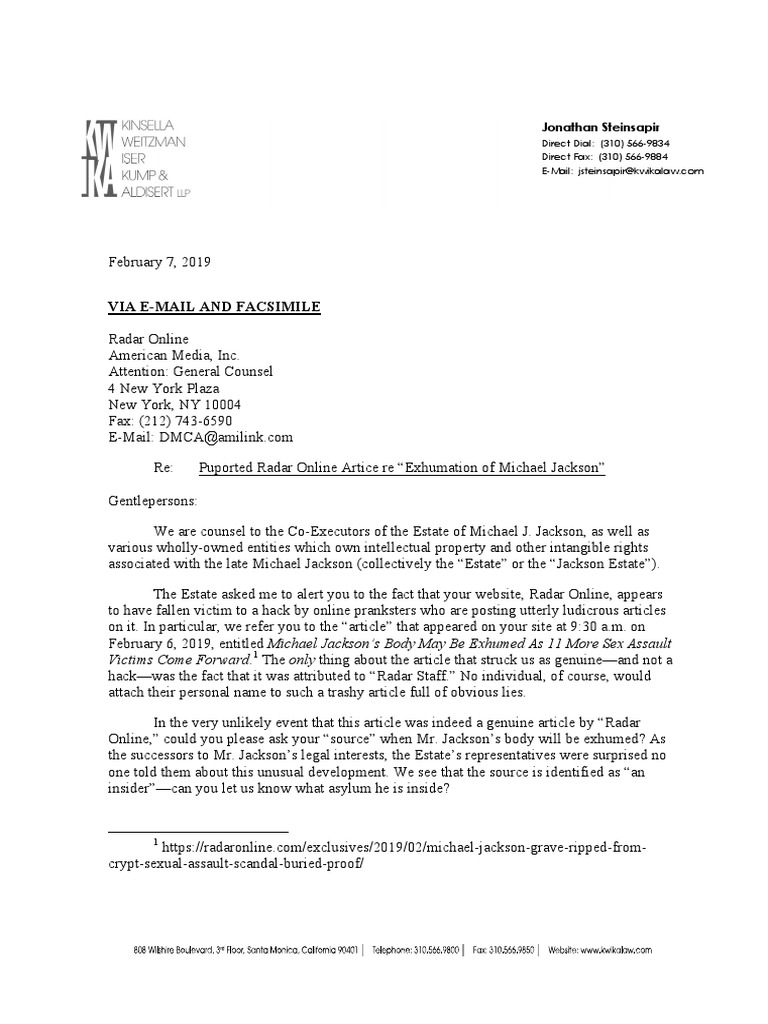 Letter For RadioOnline | PDF