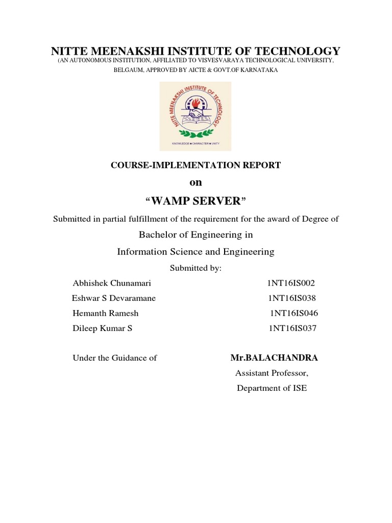 Wamp | PDF | Web Server | Internet & Web