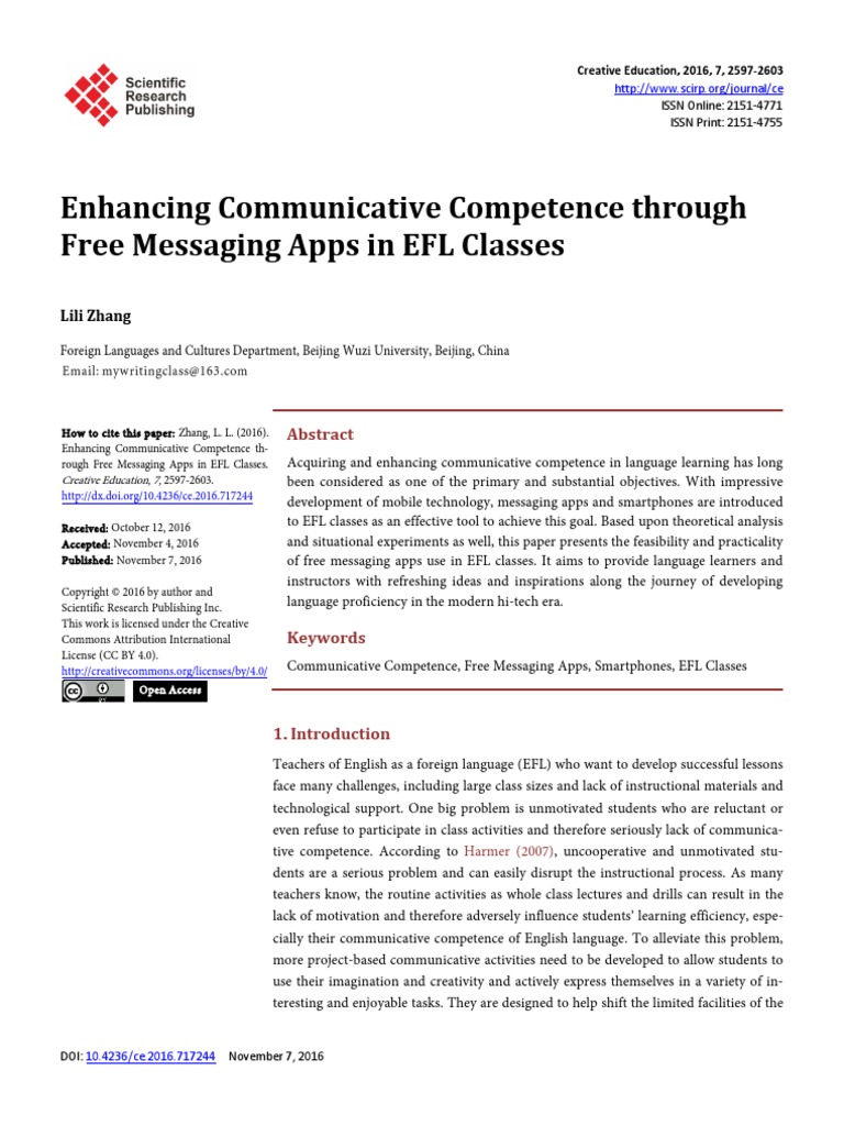 The Effectiveness of A Task - Based Instruction Program in Developing The English Language ...