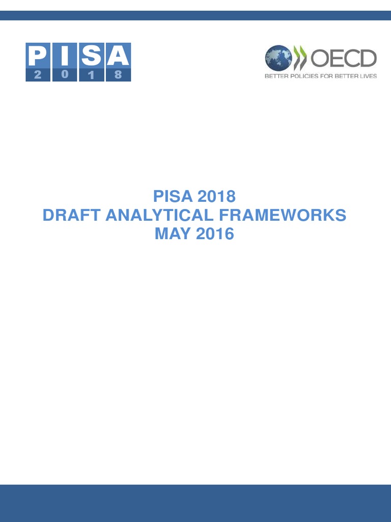 PISA 2018 Draft Framework Overview | PDF | Programme For International ...