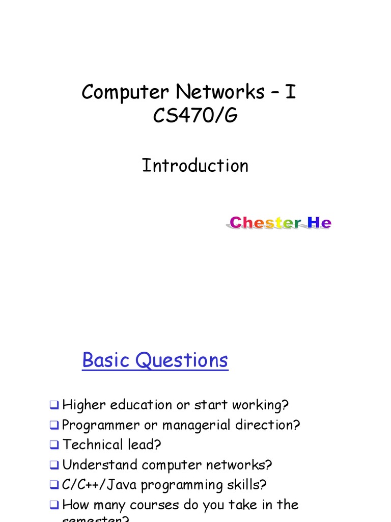 Chapter1 5th April2009 | PDF | Packet Switching | Computer Network