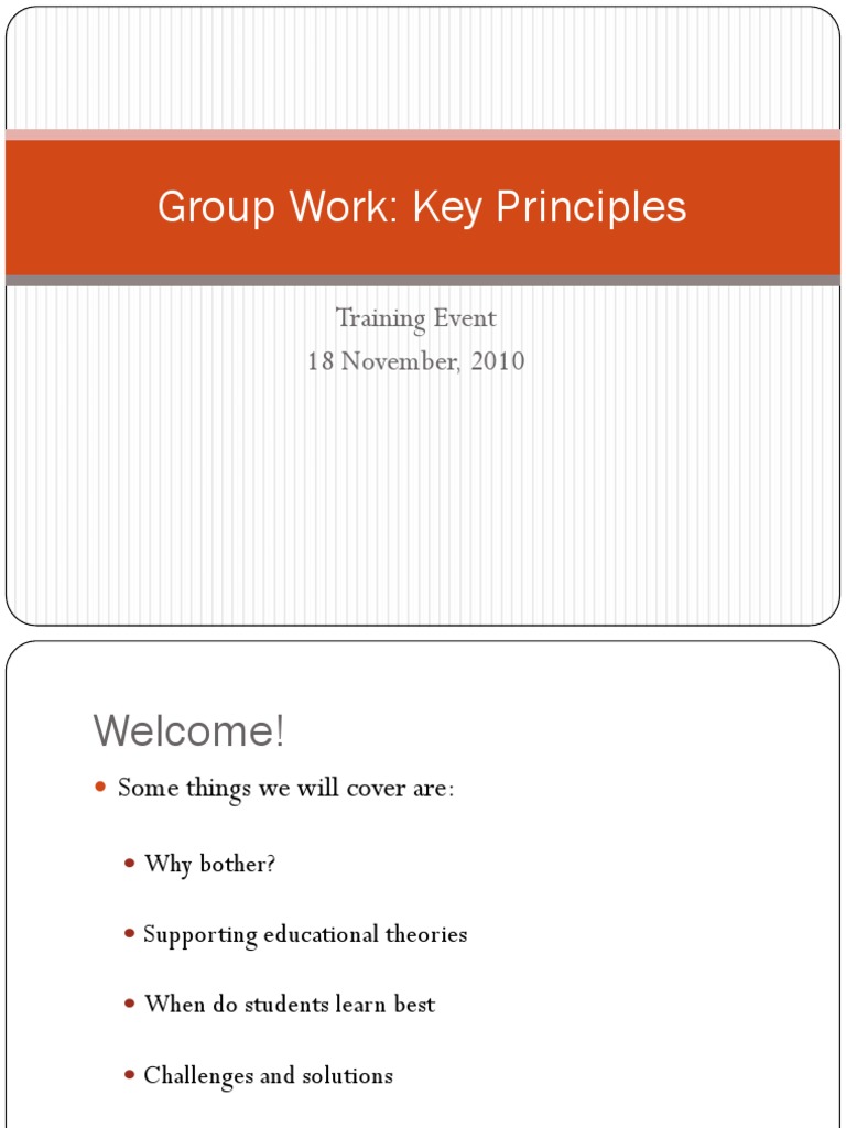 Group Work Presentation | PDF | Behaviorism | Behavior Modification