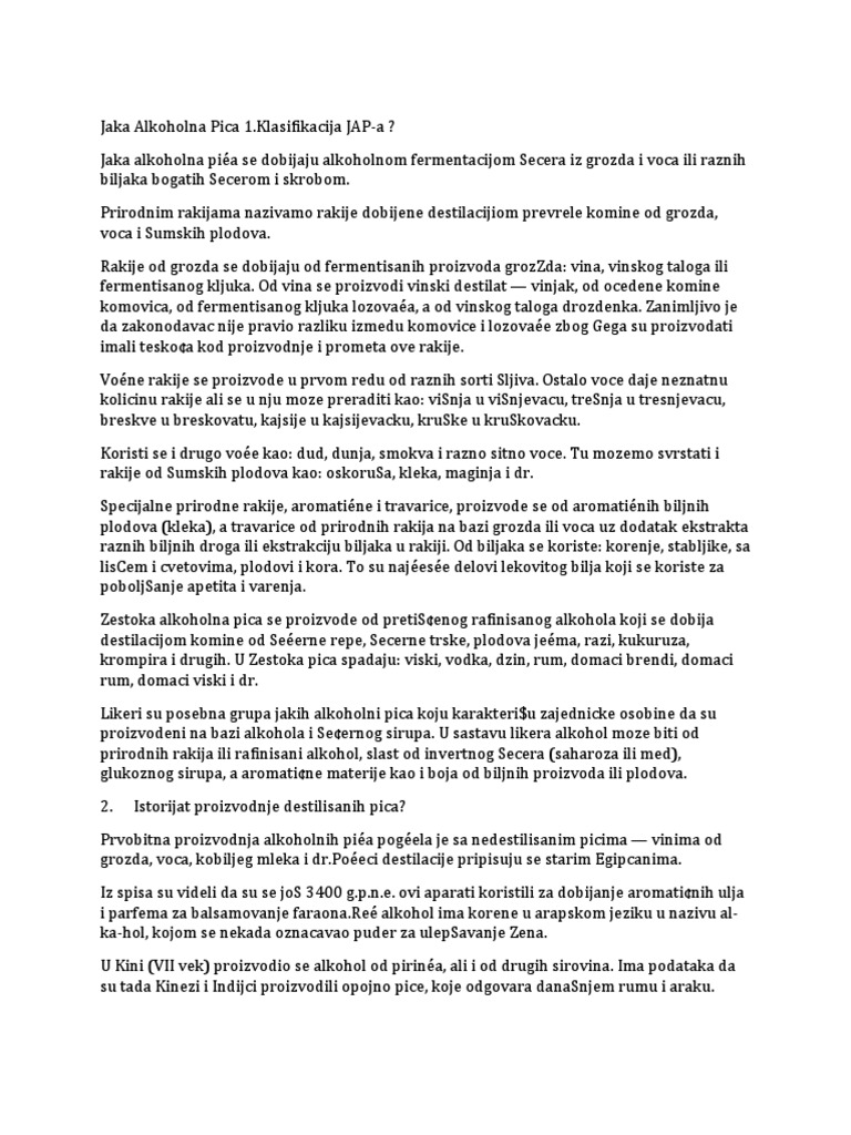 Ispitna Pitanja I Odgovori | PDF