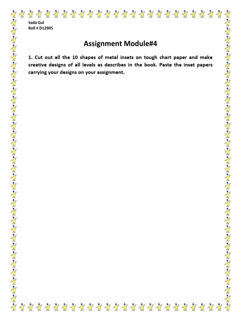 Pmc Module 4 Assignment Sada Gul Rolld12905 Pdf Alphabet Vocabulary 