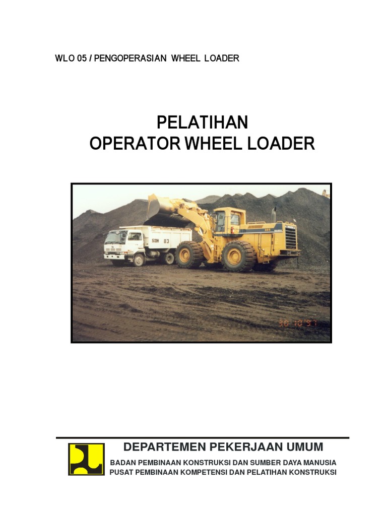 2005 05 Pengoperasian Whel Loader | PDF
