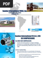 Sanden Compressor Service Guide | PDF | Air Conditioning | Gas Compressor