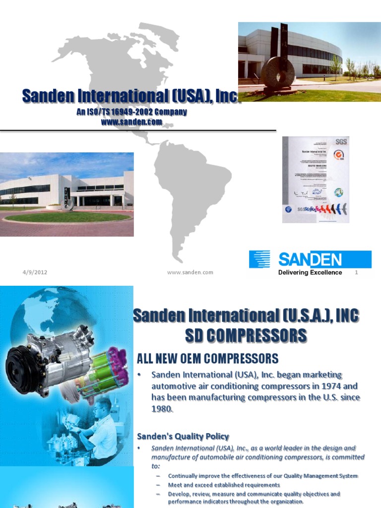 Sanden International's New Line of Flexible and Durable FLX7 Compressor ...