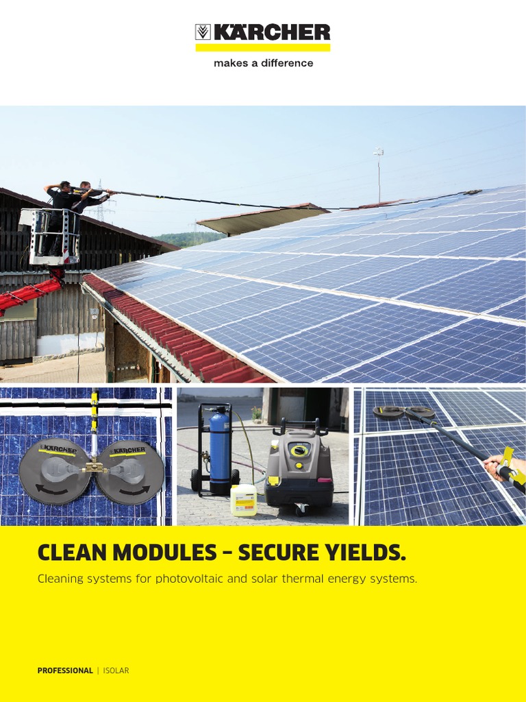 Solar Panel Cleaning Machine | Photovoltaic System | Soil
