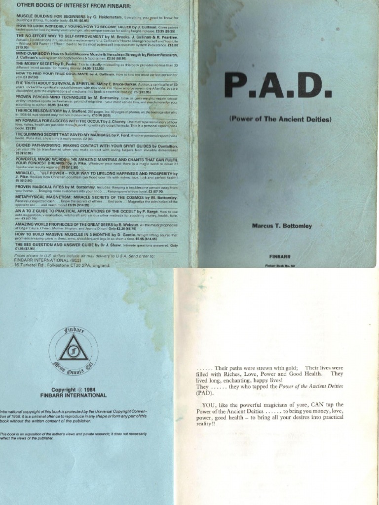 Power of The Ancient Deities P A D PDF | PDF