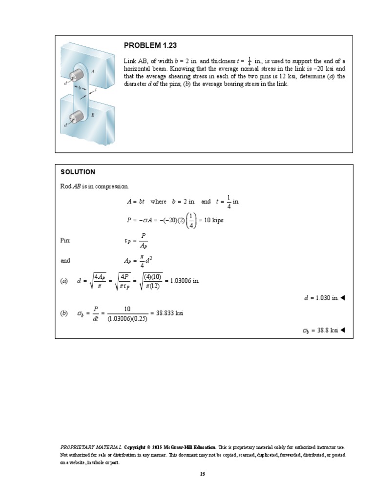 ENGN.2060 Assignment 03 Solution | PDF | Stress (Mechanics) | Engineering