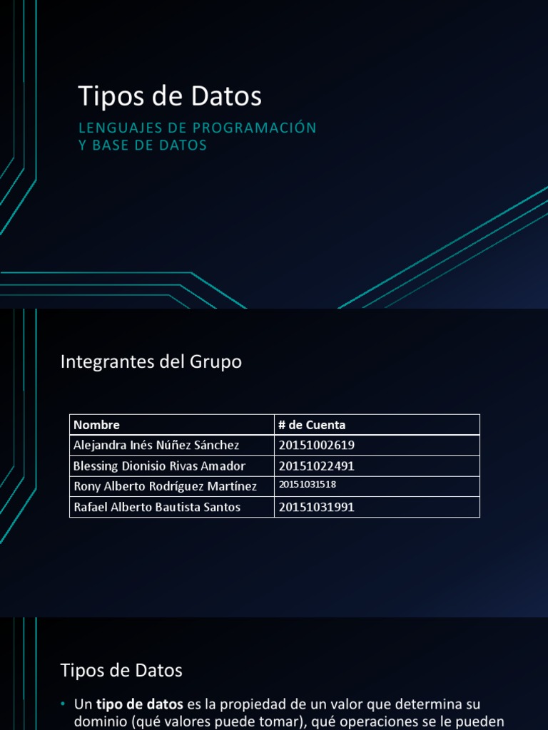 Tipos de Datos | PDF | Tipo de datos | Mi sql