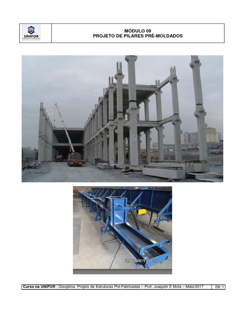 Capítulo 7 - Projeto de Pilares Pré-Moldados | PDF | Estresse (Mecânica ...