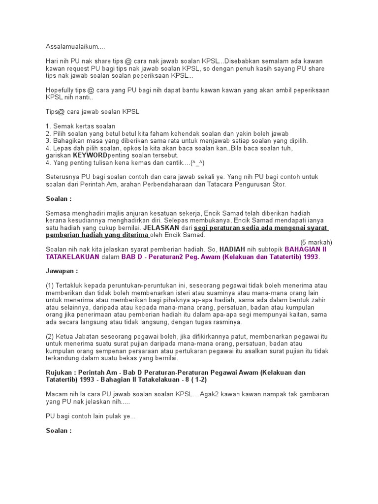 Contoh Soalan Exam | PDF