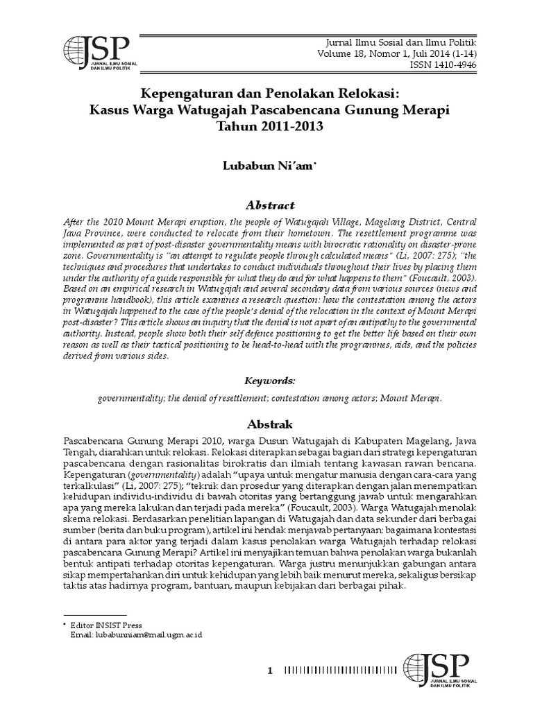 ID Kepengaturan Dan Penolakan Relokasi Kasu | PDF