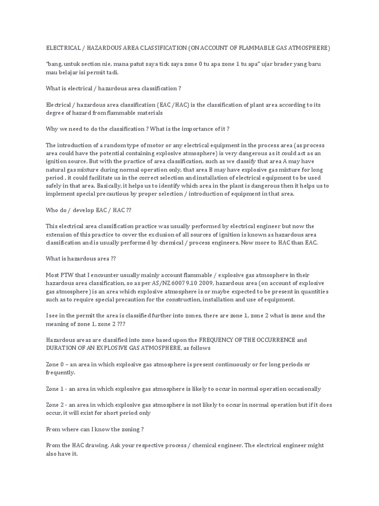 Hac Basic | PDF | Safety | Chemistry