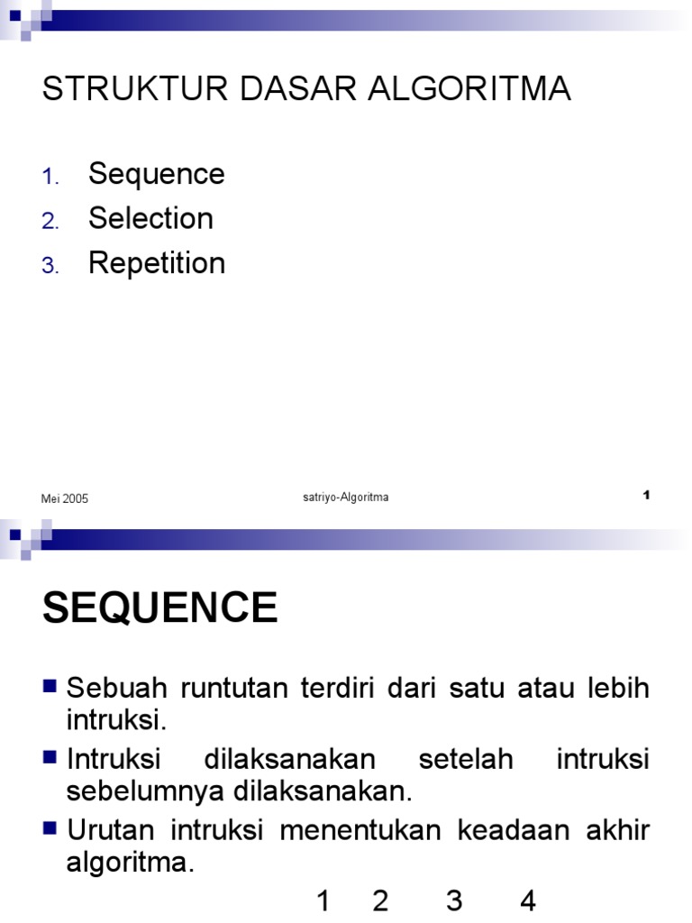 Struktur Dasar Algoritma | PDF