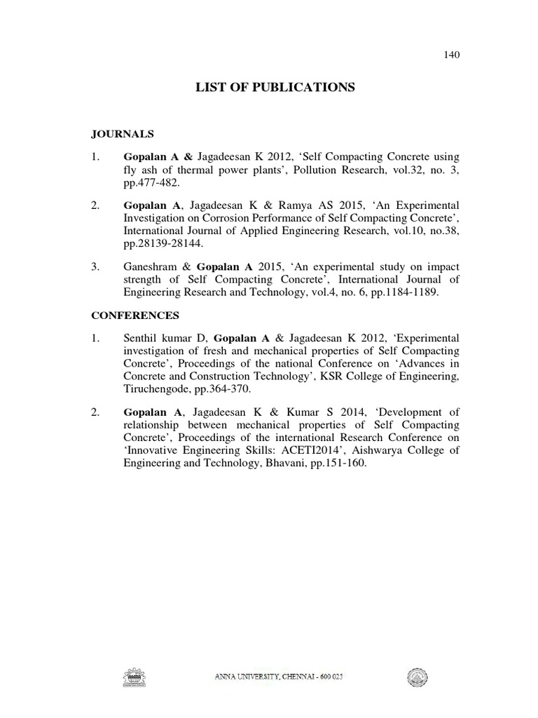 16 - List of Publication | PDF