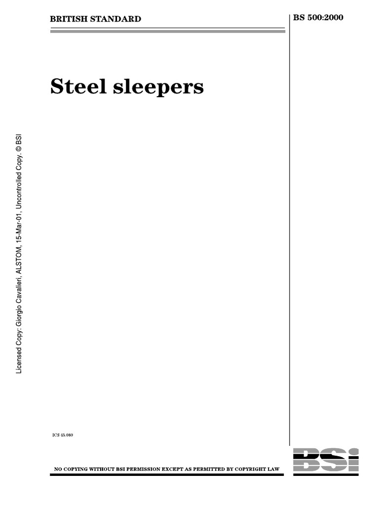 BS 500 2000 | PDF
