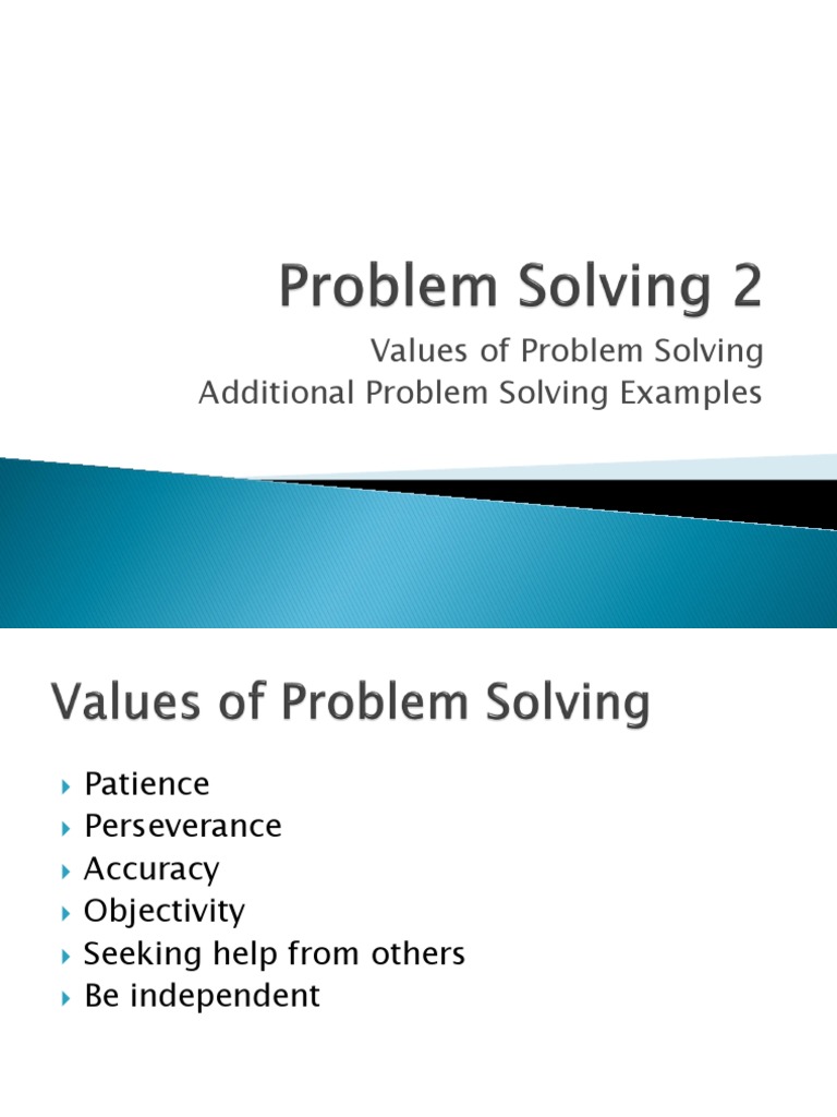 Problem Solving 2 | PDF | Neuroscience | Neuropsychological Assessment