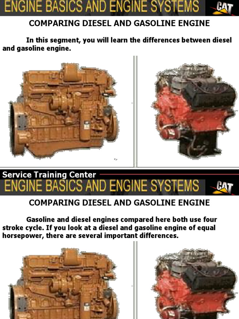 Basic Gas Vs Diesel | PDF | Diesel Engine | Internal Combustion Engine