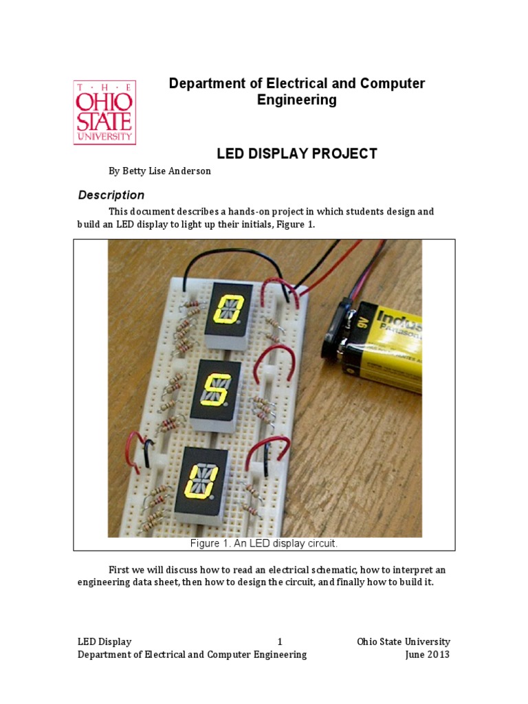 LED Instructions | PDF | Electrical Network | Anode