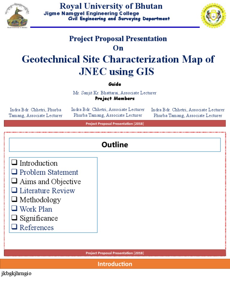 Proposal PPT GIS BASED PROJECT | PDF | Geographic Information System ...