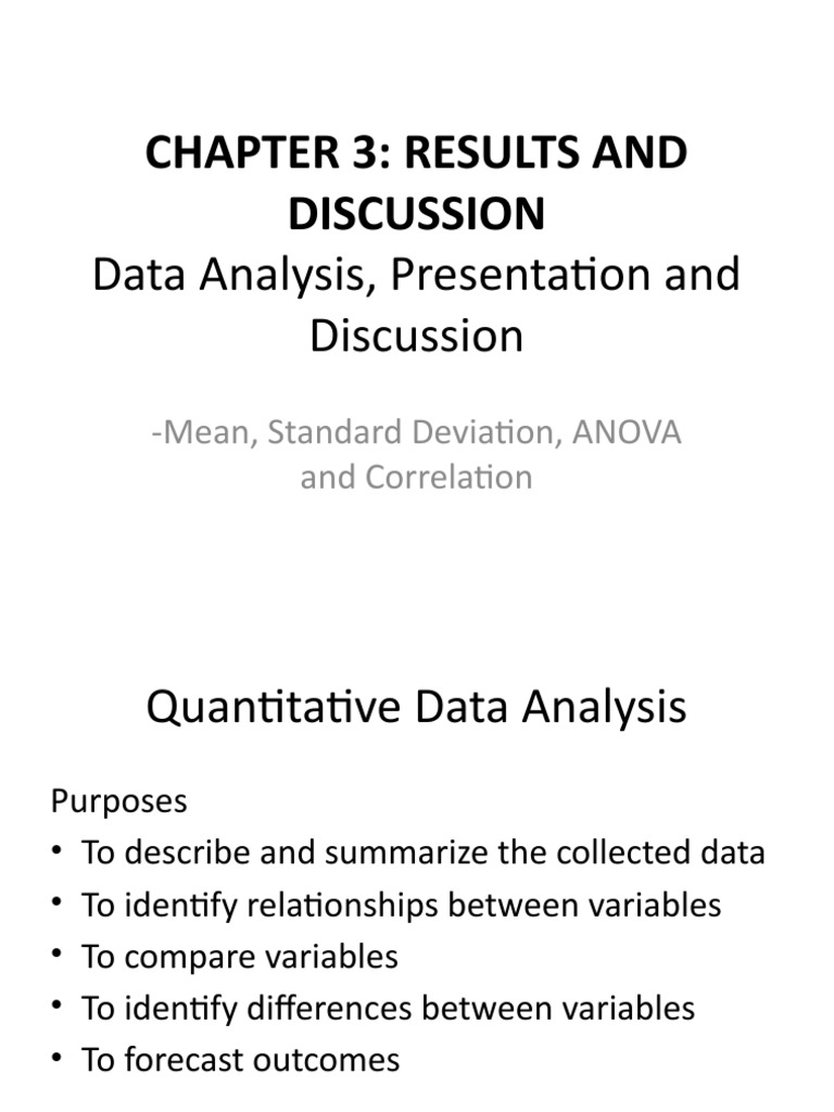 Data Analysis, Presentation and Discussion-Immersion | PDF | Data ...