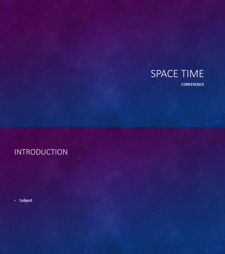 Space Time | PDF
