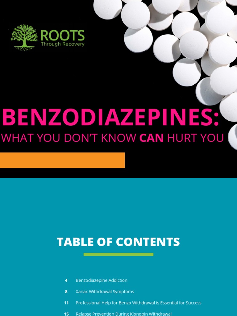 Ebook Benzodiazepines | PDF | Benzodiazepine | Relapse