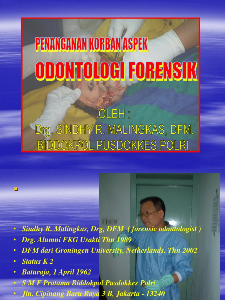 Odontologi Forensik Ui 2003 | PDF | Kesehatan Holistik