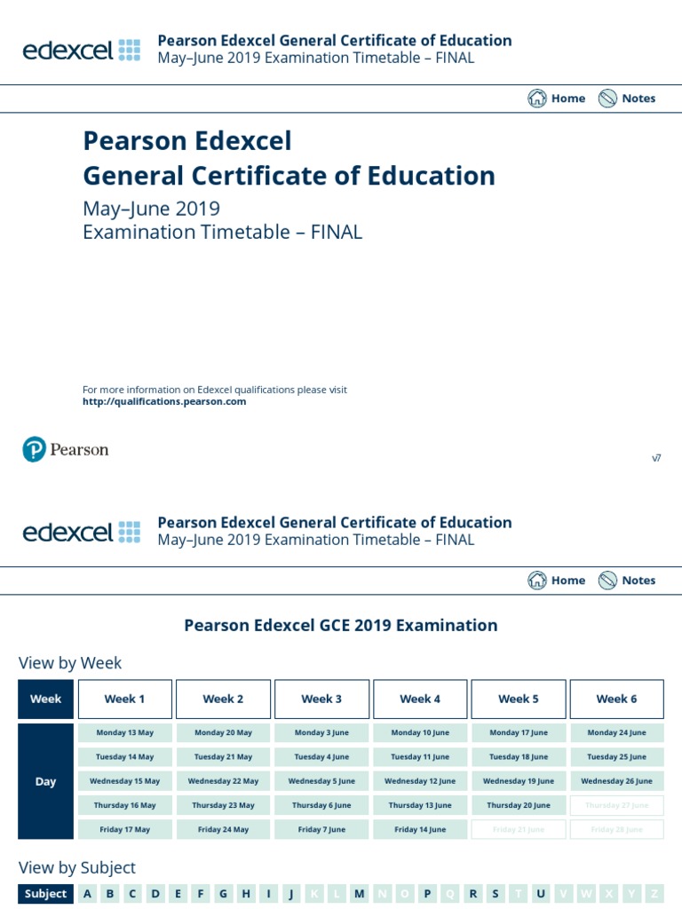 1906 GCE Timetable Final | PDF | Economics | Biology
