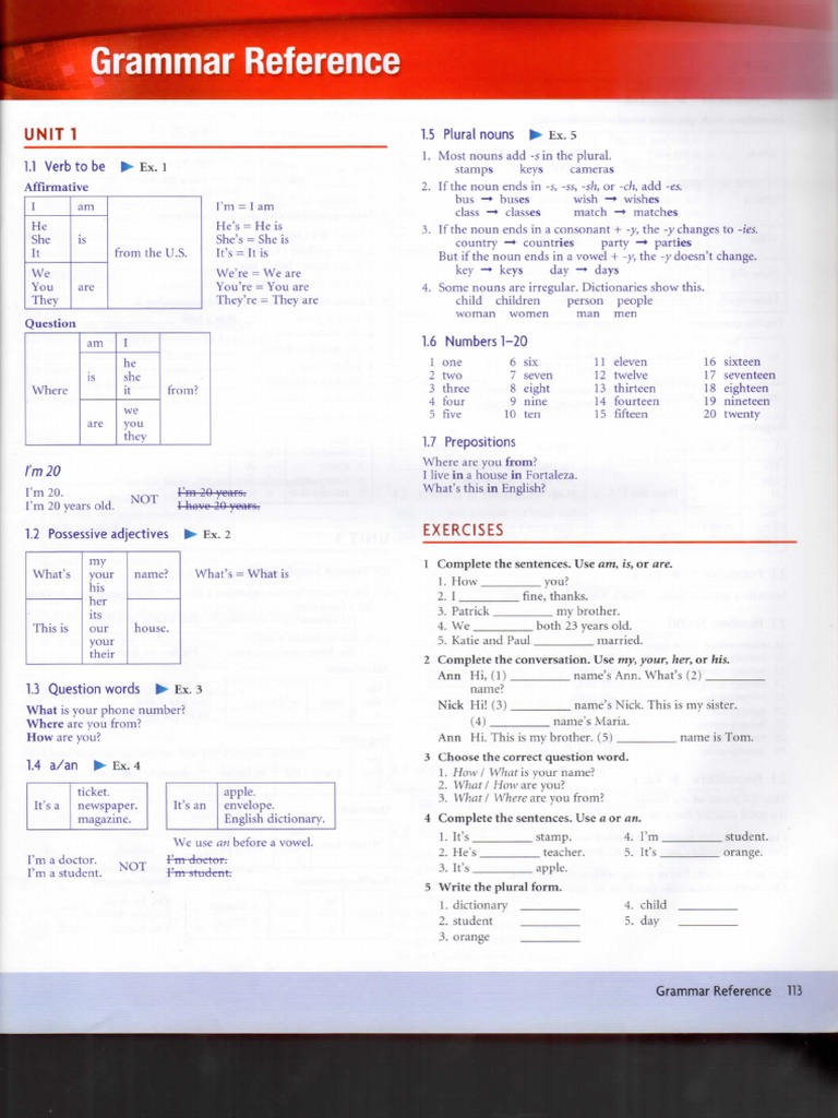 Rammar Reference: Unit 1 | PDF | Linguistic Morphology | Cognitive Science