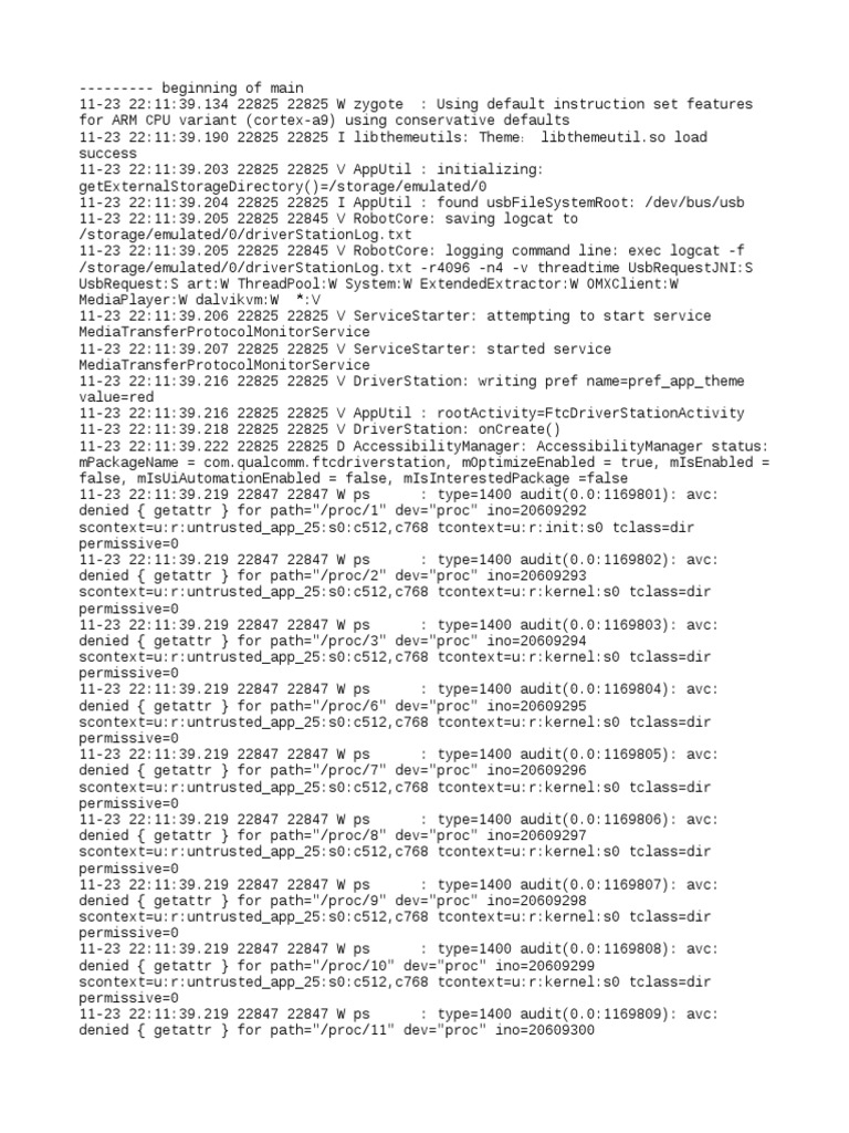 Driver Station Log | PDF | Codec | Computer Engineering
