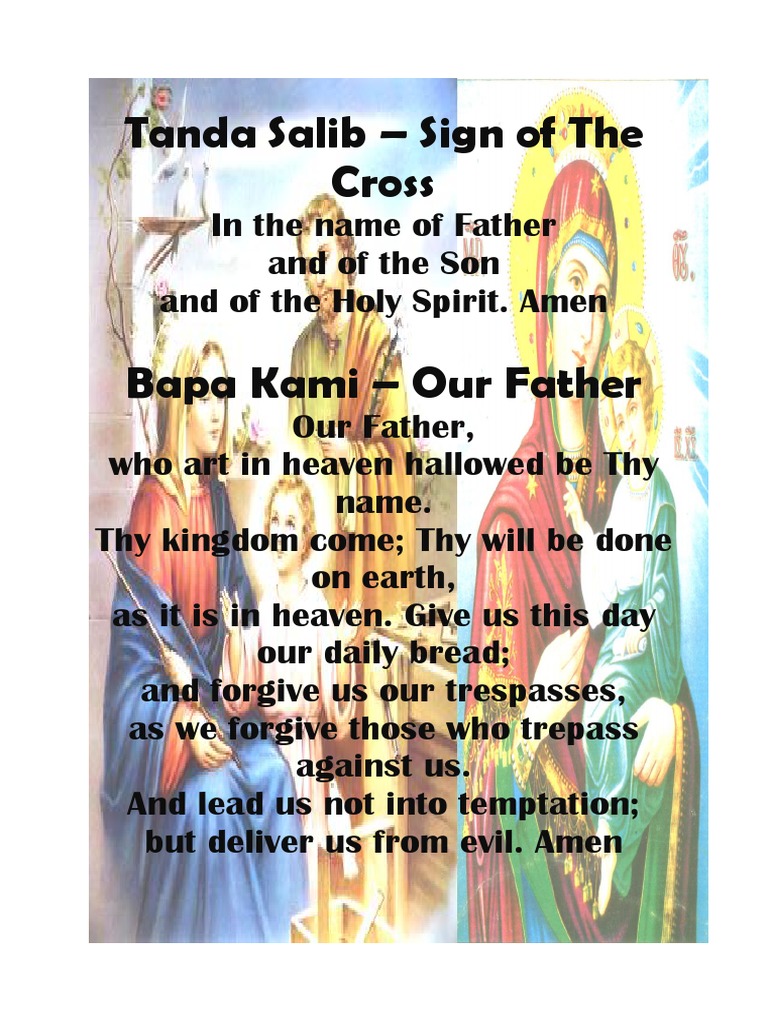 Tanda Salib - Sign of The Cross | PDF | Religion & Spirituality