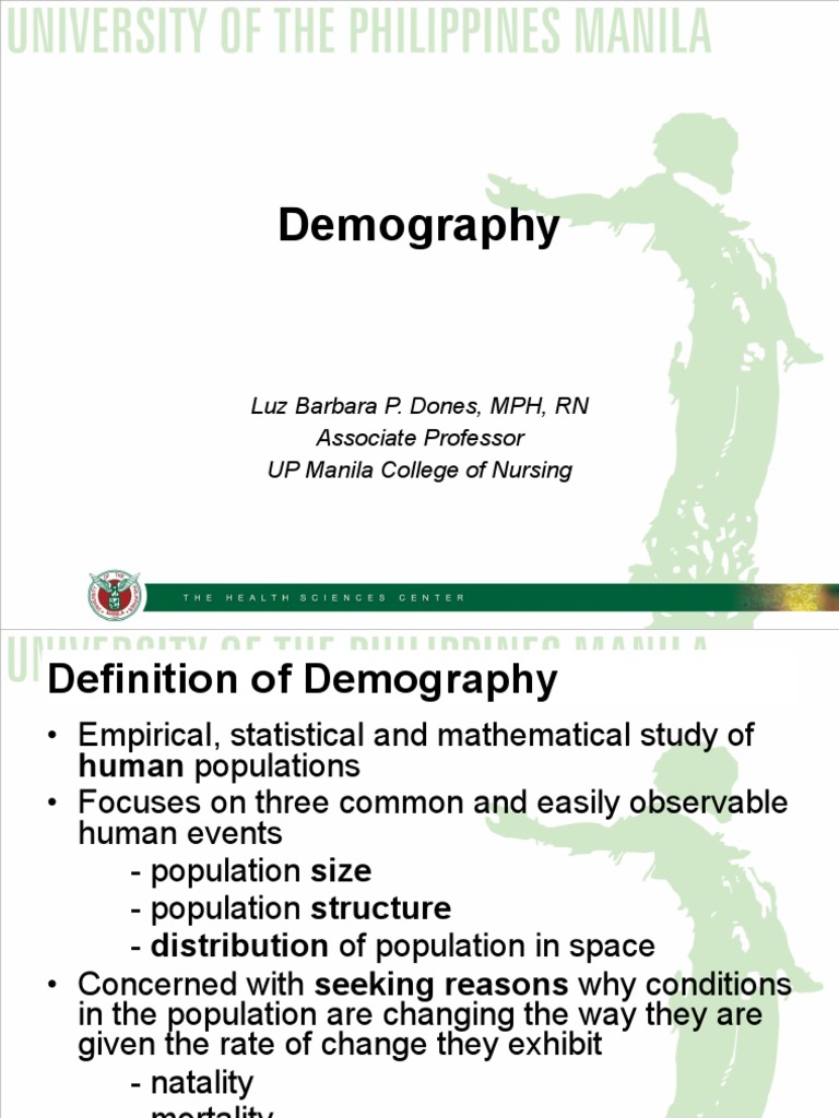 Comm | PDF | Demography | Population