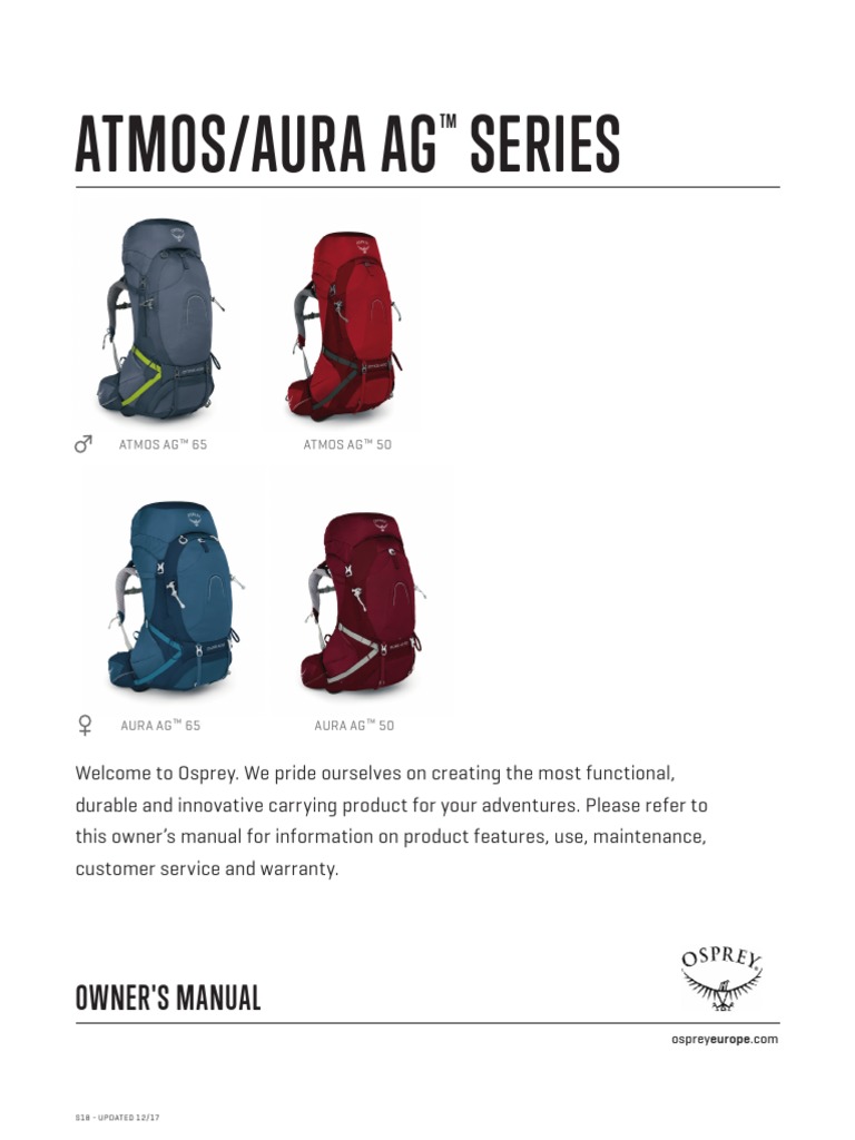 Atmos/Aura Ag Series: Owner'S Manual | PDF