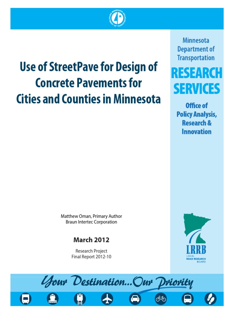 Use of StreetPave | PDF | Road Surface | Reliability Engineering