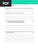 Data Representation Homework 4 Images Answers | PDF | Data Compression | Pixel