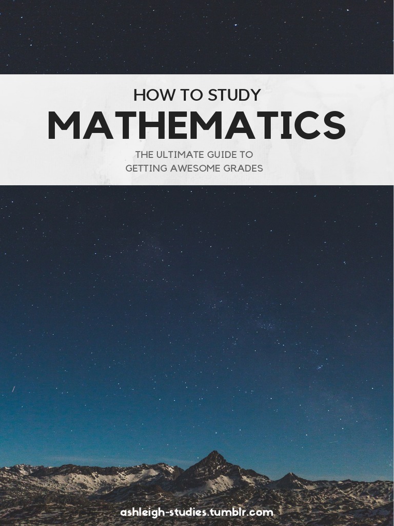 Mastering Mathematics: Comprehensive Study Tips and Strategies for ...