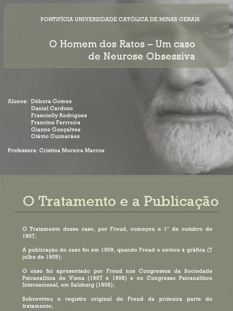 O Homem Dos Ratos | PDF | Sigmund Freud | Transtorno obsessivo ...